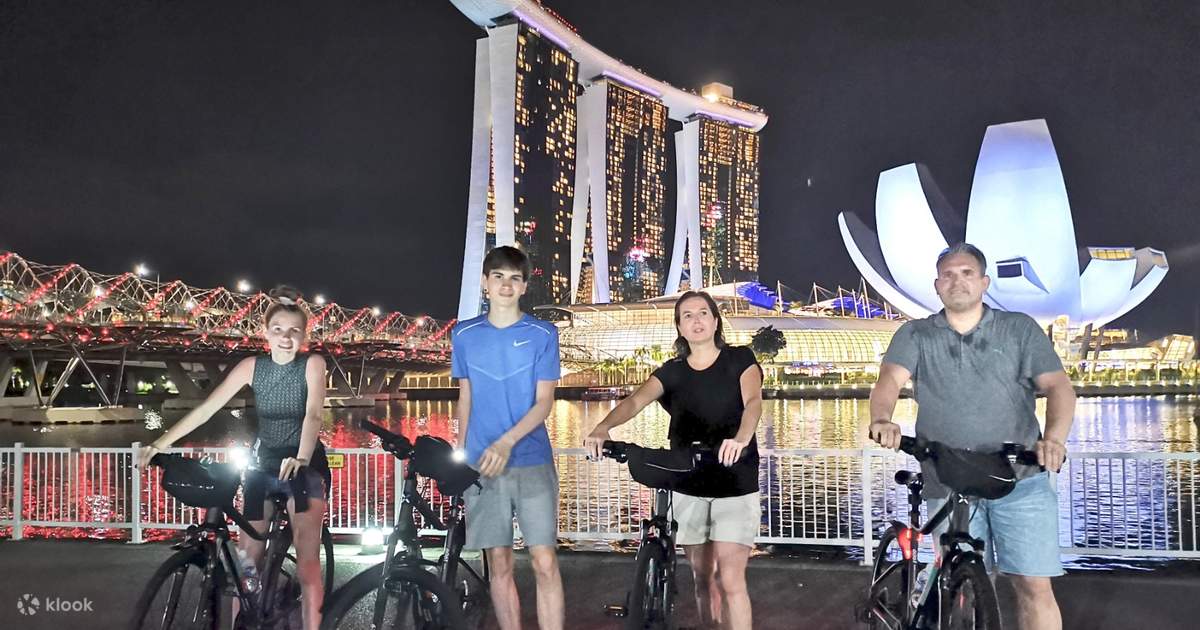 Singapore Marina Bay Evening Bike Tour - Klook